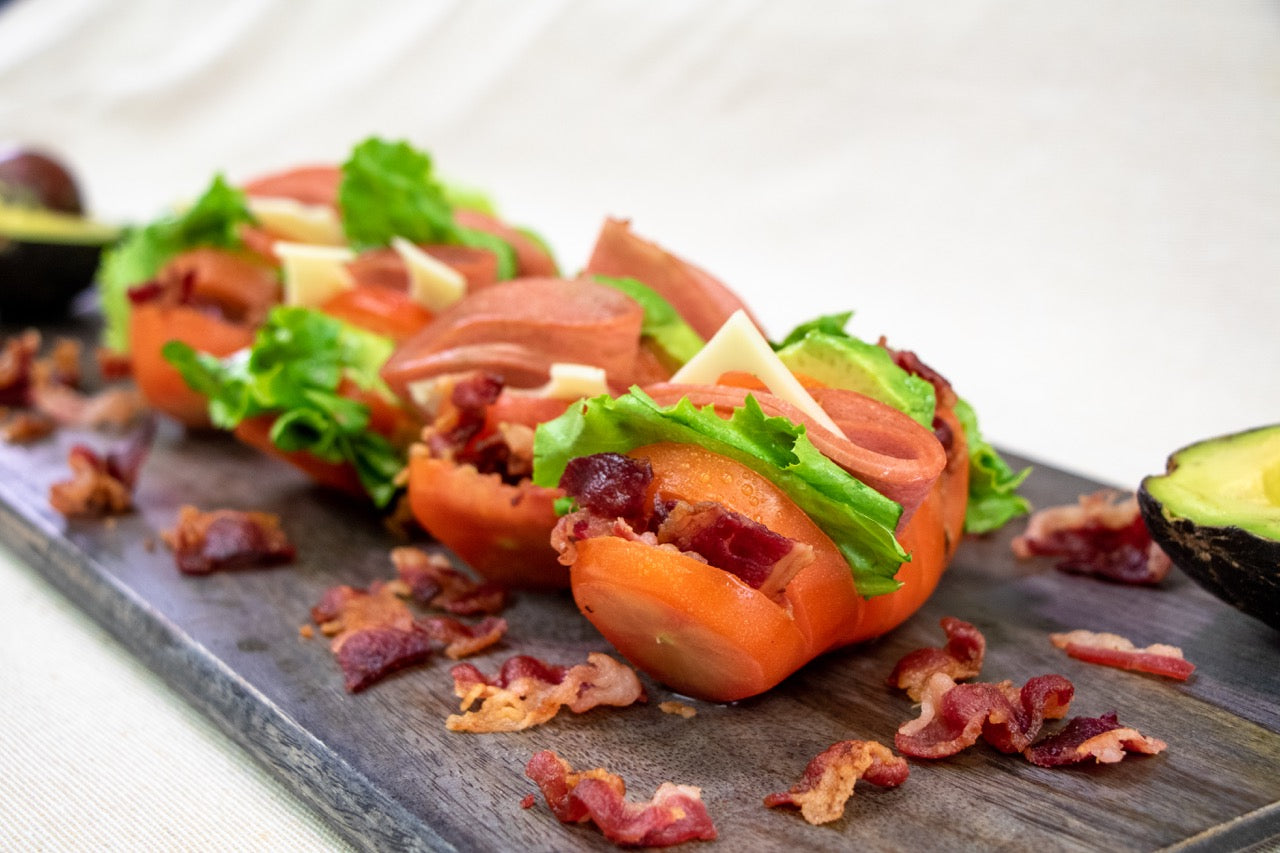 Hasselback Tomato Clubs – Midamar Halal