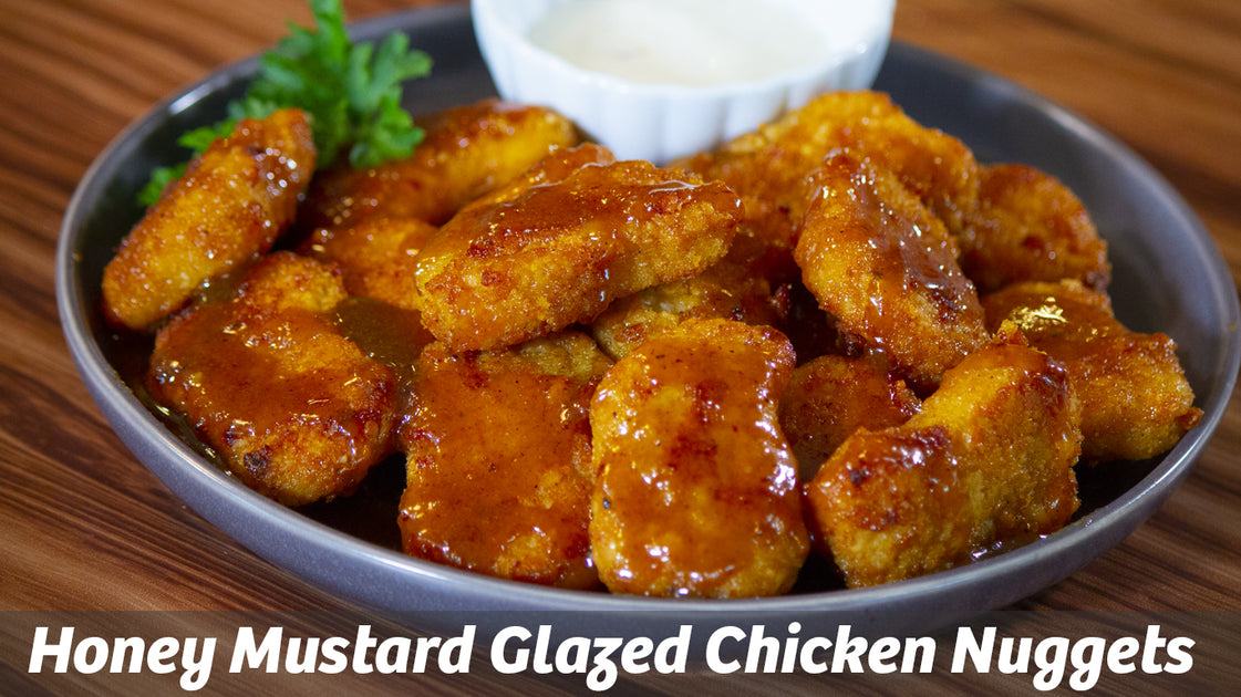 Cooking with Cass: Honey Mustard Glazed Chicken Nuggets | Midamar Halal