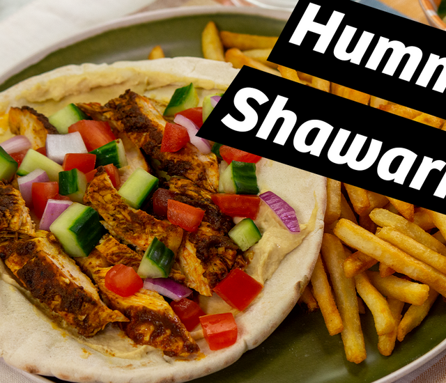 Hummus Chicken Shawarma! – Midamar Halal